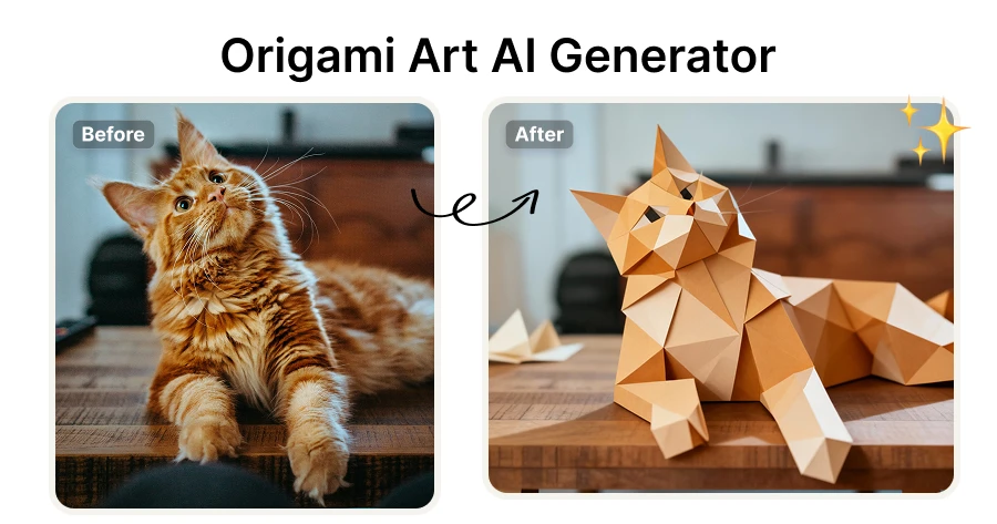 Origami Art Generator | Turn Images into Paper-Crafted Artwork ...